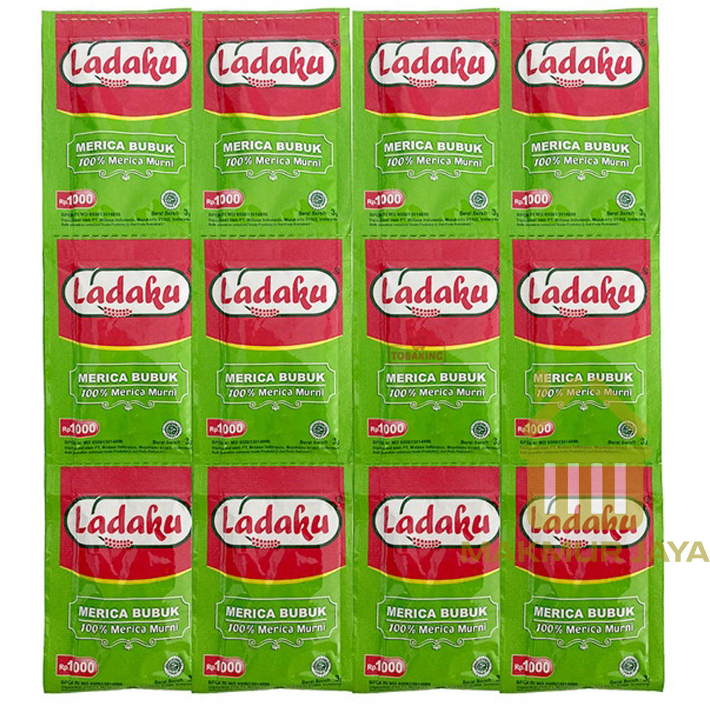 Jual LADAKU Merica Bubuk 1 Pak isi 6x12 Sachet @ 4 gr | Shopee Indonesia