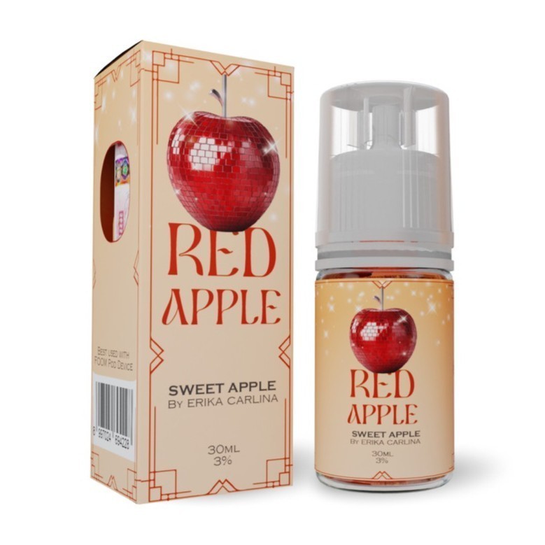 Jual SALT - Foom RED APPLE 30ML by Foom x Erika Carlina Ice and Sweet ...