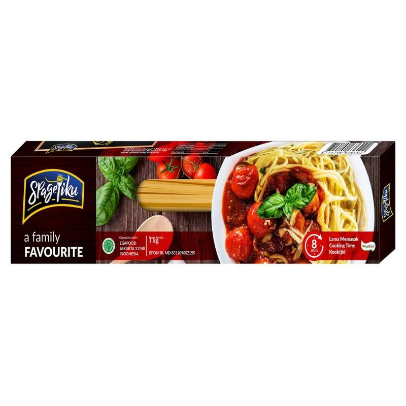 Jual Spagetiku Kemasan 200 gram / Spaghetti Pasta | Shopee Indonesia