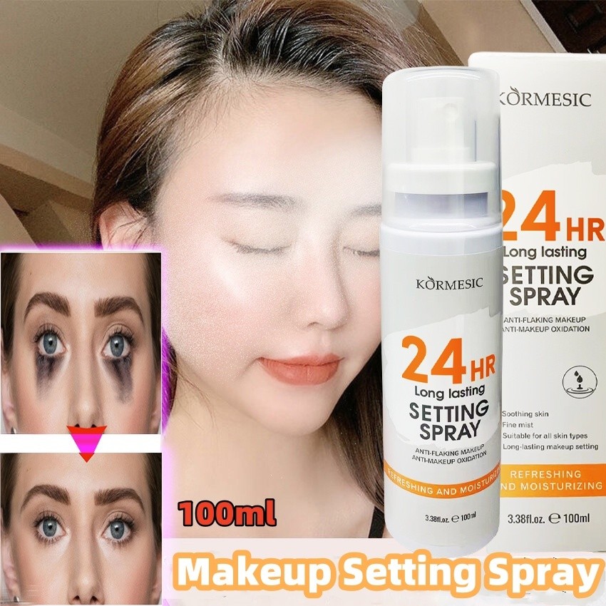 Jual Make Up Spray Long-lasting Setting Spray | Makeup Stay Lock Mist ...