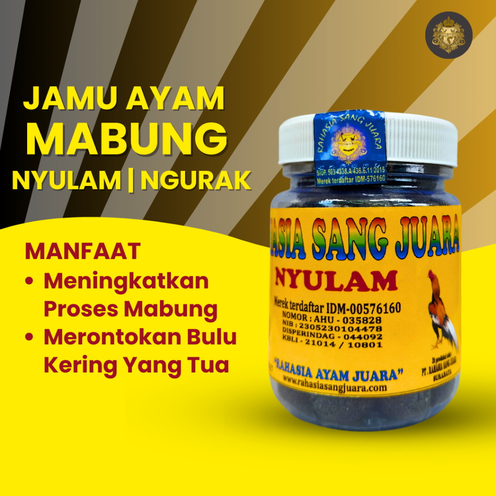 Jual NYULAM AYAM RSJ BOLUS OBAT AYAM MABUNG NGURAK GANTI BULU MOULTING ...