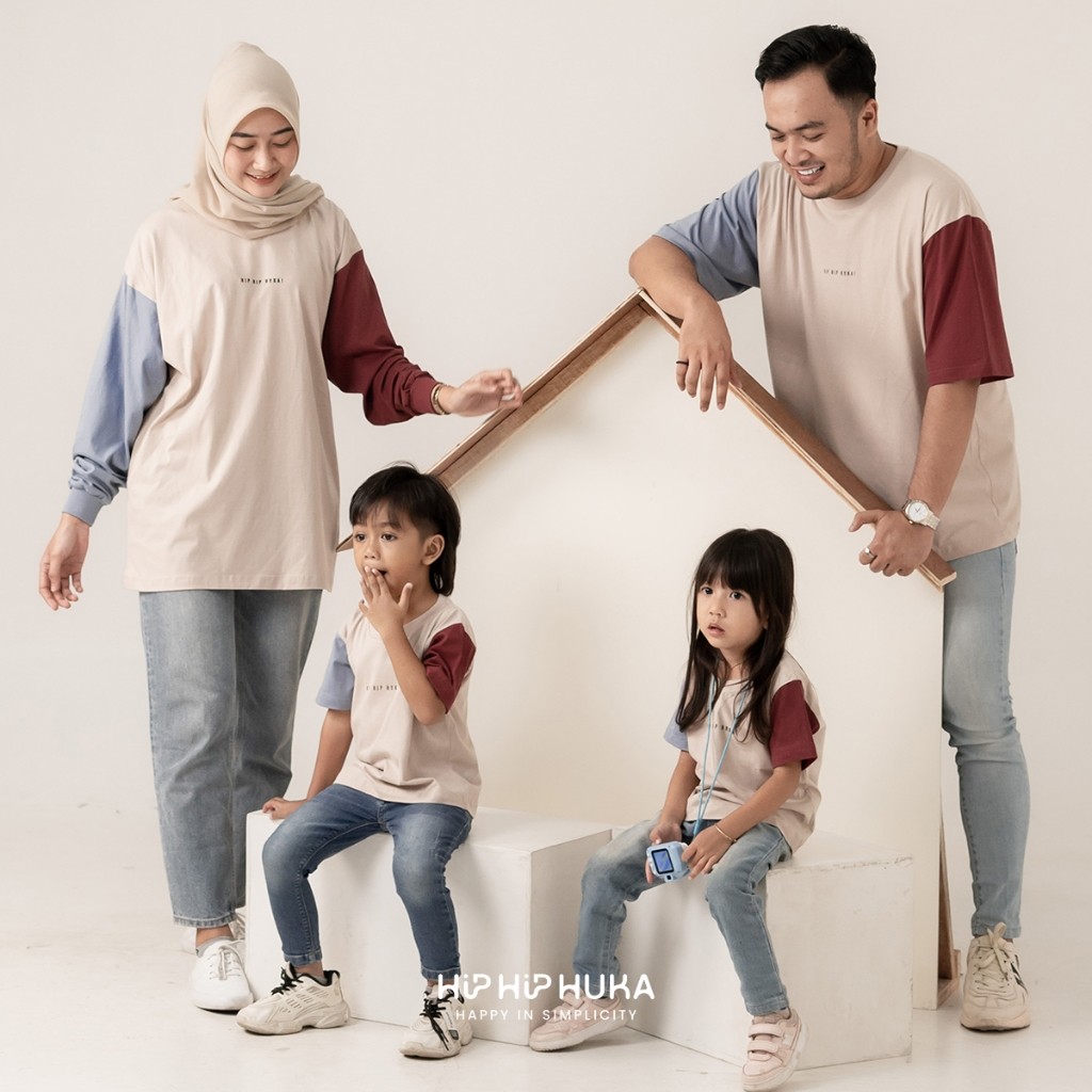 Jual HipHipHuka - Baju Kaos Couple Keluarga Family Set Pakaian Keluarga ...