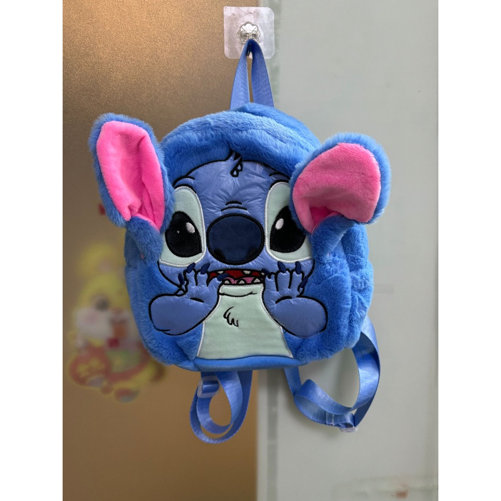 Jual New Disney cartoon Stitch and Angel Backpack bag Kindergarten ...