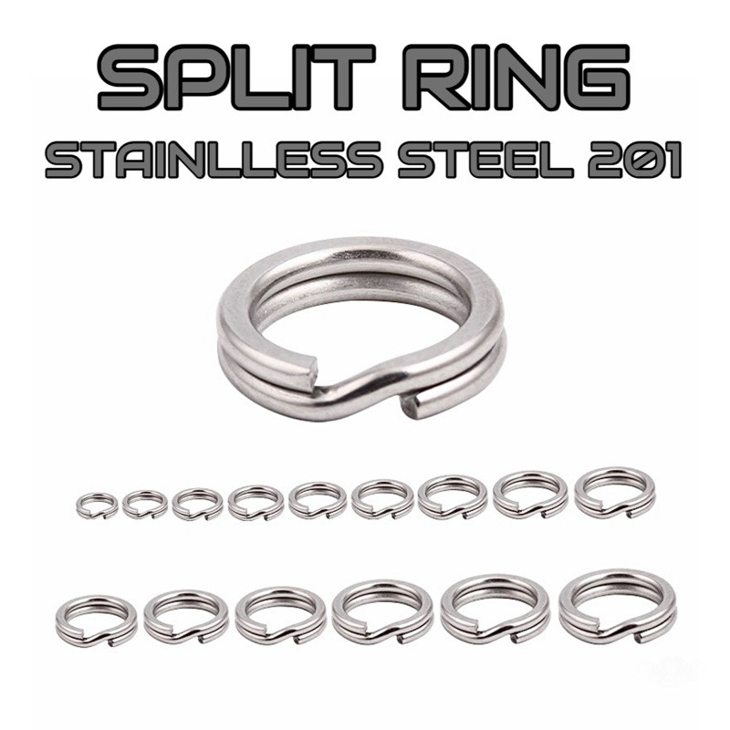 Jual Split Ring Pipih Stainless Steel 201 (1000 pcs) Soft Frog Minnow ...