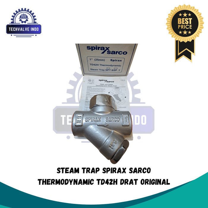 Jual STEAM TRAP SPIRAX SARCO 1" INCH DRAT / THERMODYNAMIC TD42H ...