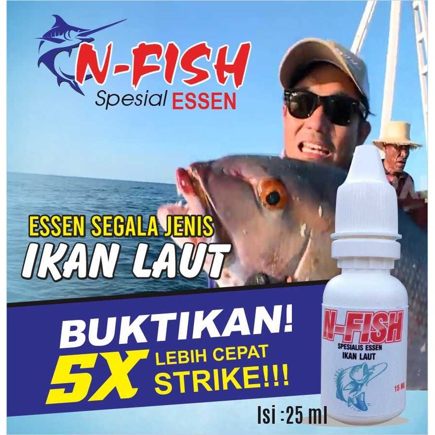 Jual N-FISH Essen Spesialis Semua Ikan Laut - Essence Pancing Aroma ...