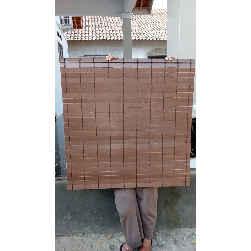 Jual bm65ms Tirai kerai warna polos untuk outdor bahan PVC estetik ...