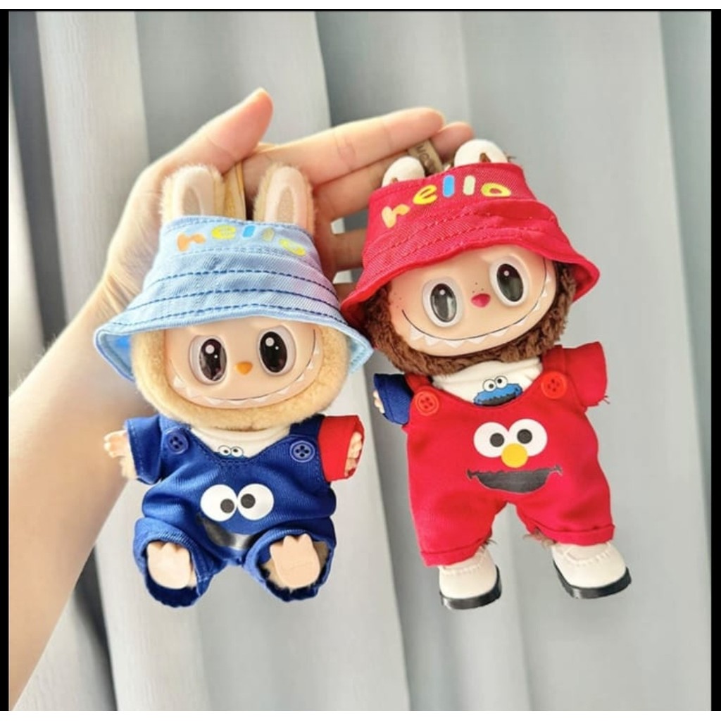Jual Ready Baju labubu sesame street // baju labubu cookies monster ...
