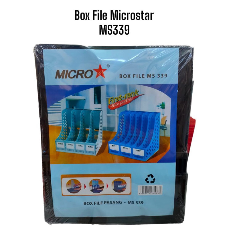 Jual Rak Box File Kantor Box File 3 Susun Microstar / Microtop | Shopee ...