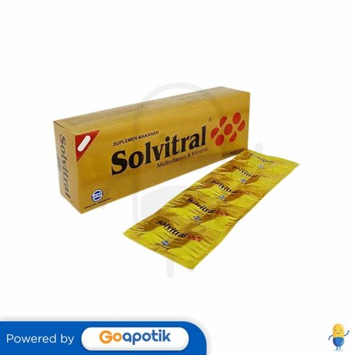 Jual Solvitral Box Isi 100 Kapsul | Shopee Indonesia