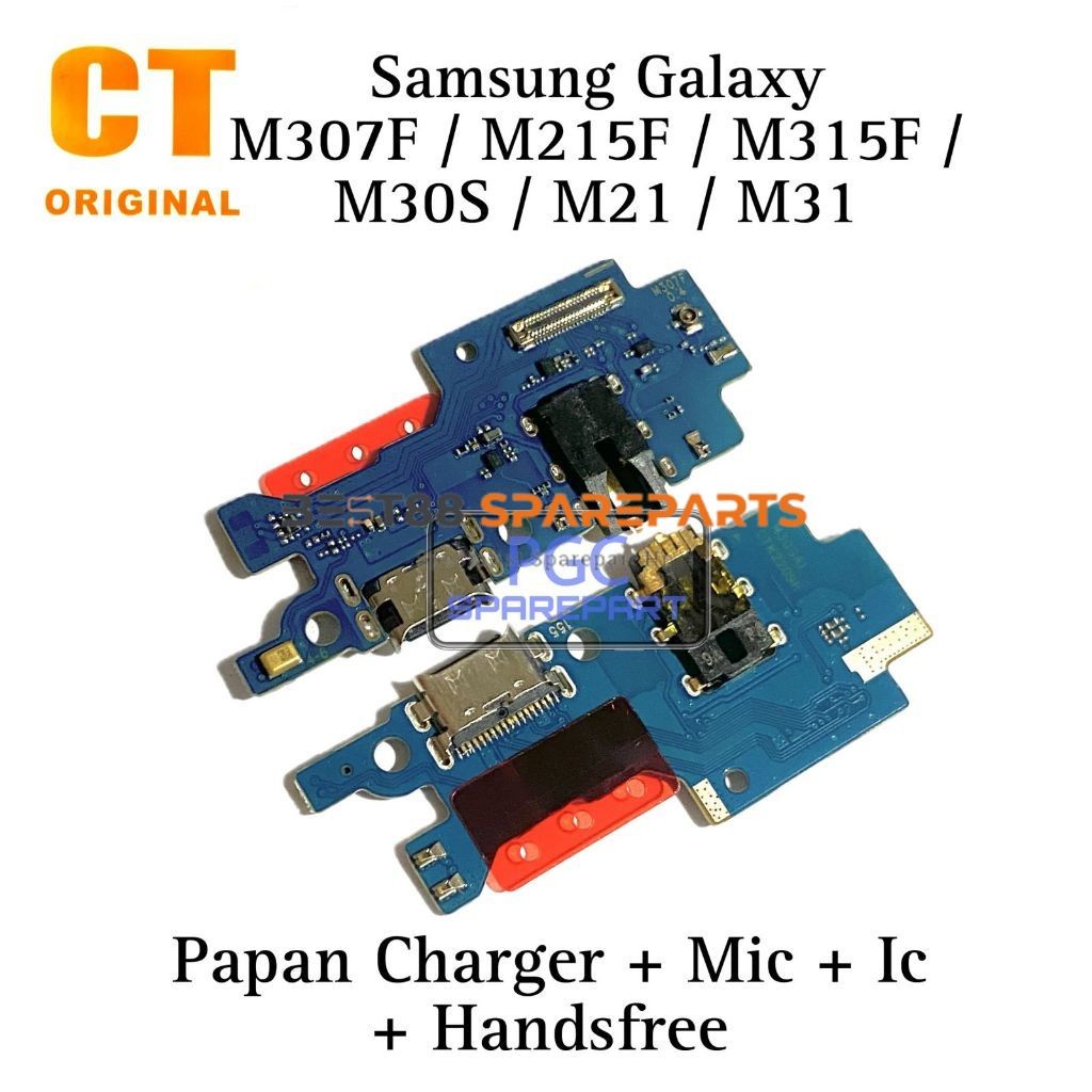 Jual Original Ada IC - Papan PCB Konektor Charger MIC Handsfee Samsung Galaxy M21 / M31 / M30S ...
