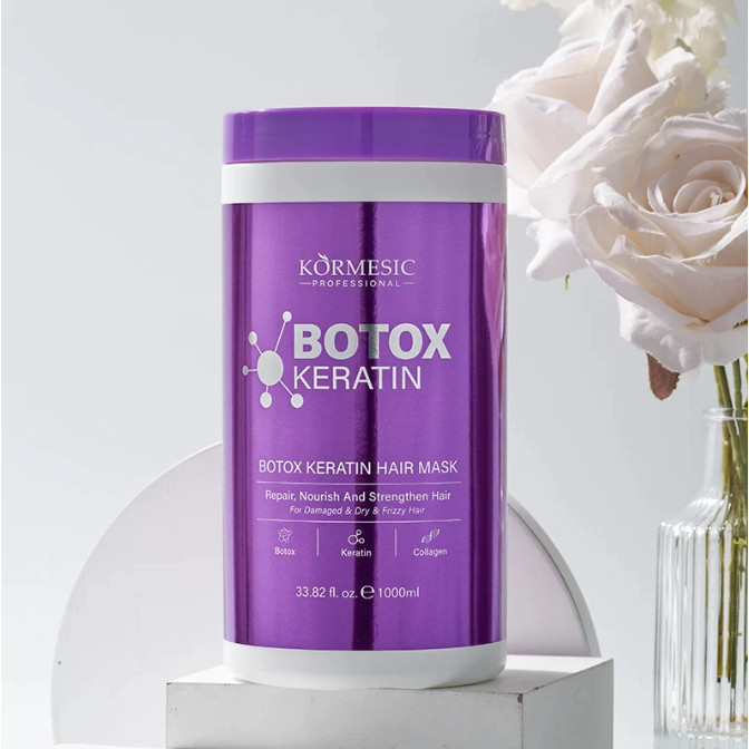 Jual KORMESIC Masker Rambut Botox Collagen Keratin 1Kg Perawatan Kering ...