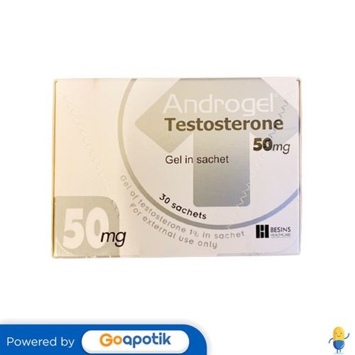 Jual Androgel 50 Mg Gel 5 Gram Box 30 Sachet | Shopee Indonesia