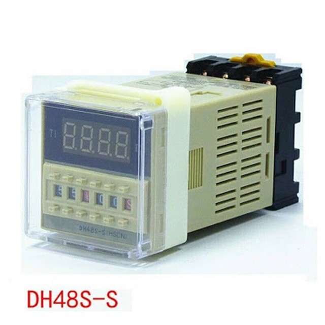 Jual Omron DH48S-S Digital Timer Precision Delay Time Relay Twin Counter | Shopee Indonesia
