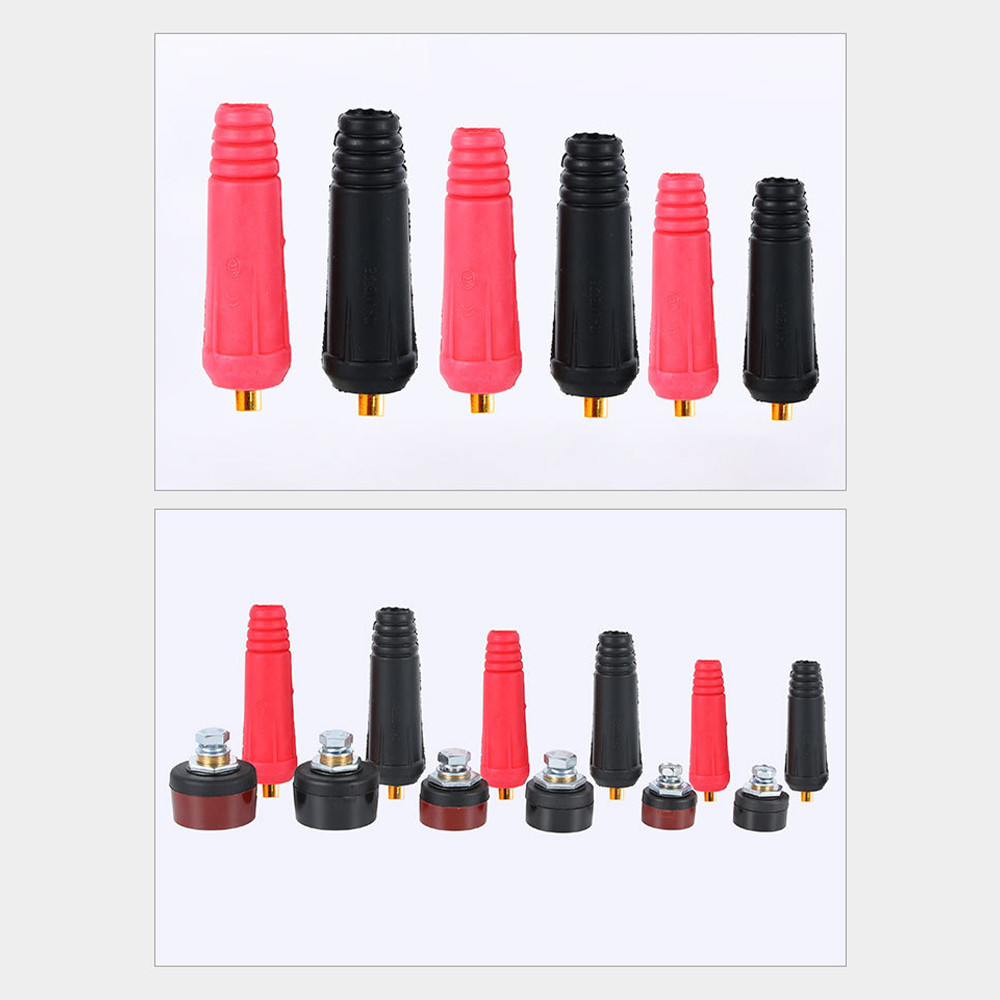 Jual Europe Welding Machine Quick Fitting Female Male Cable Connector ...