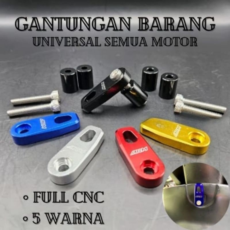 Jual Gantungan Barang Universal ASLI Full CNC Yamaha Honda Suzuki Aerox ...