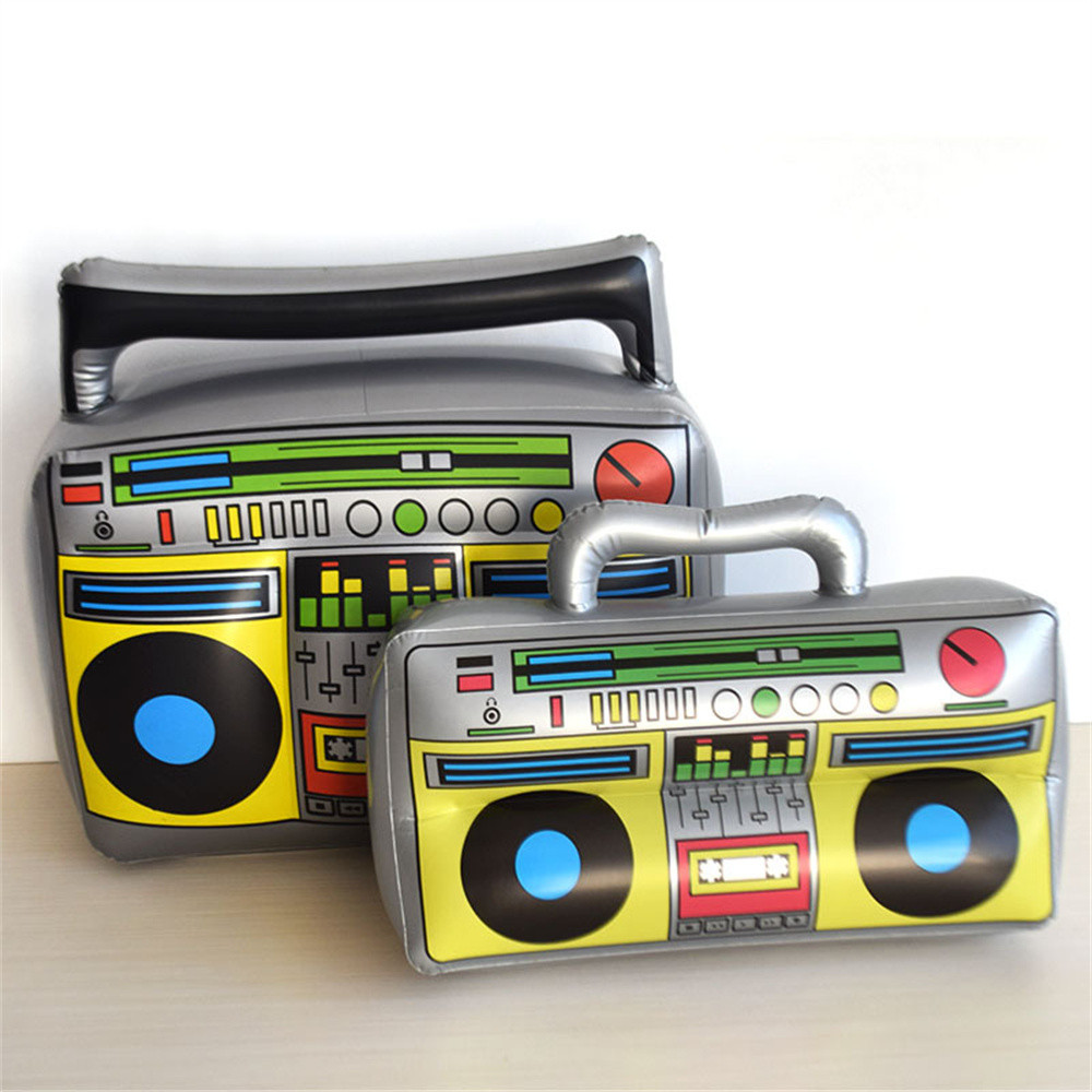 Jual Inflatable Radio Boombox Inflatable Microphones 80s 90s Theme ...