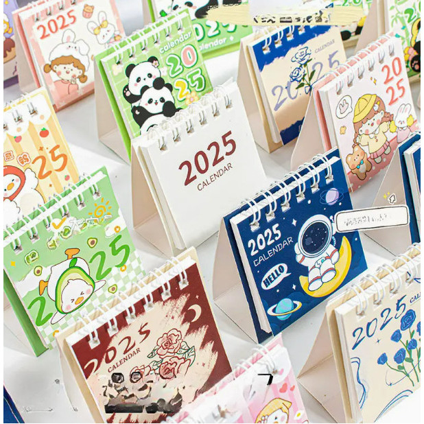 Jual Kalender Mini Meja Calendar 2025 Cartoon Edition Gift | Shopee ...