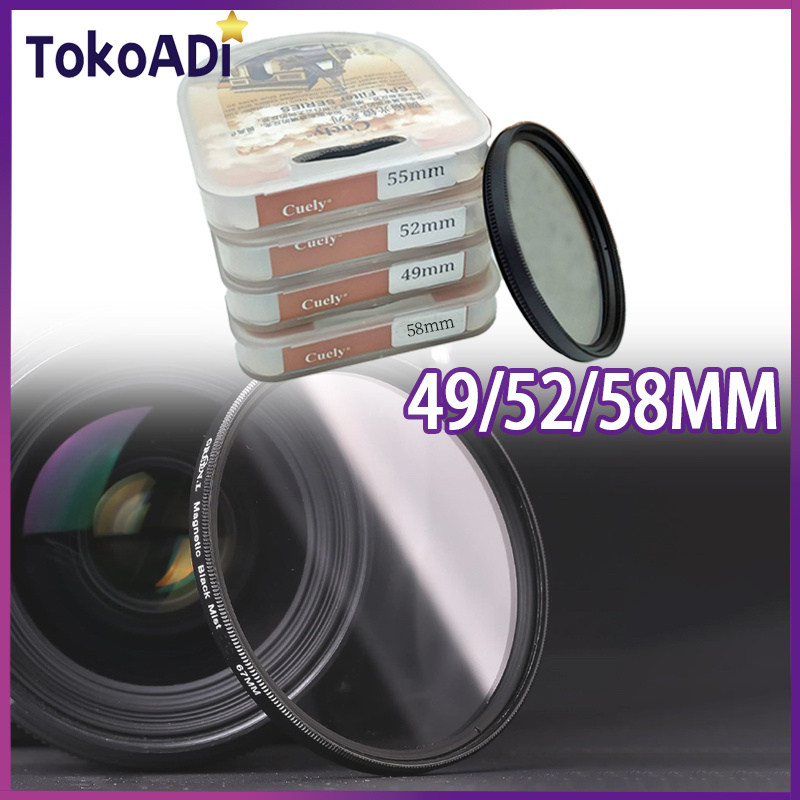 Jual 49MM/52MM/58MM Filter CPL (Green L / DHD) Original Pelindung Lensa ...