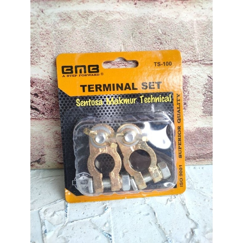 Jual BMB TS-100 Terminal Set Accu Mobil Kepala Klem Aki Kuningan Besar ...