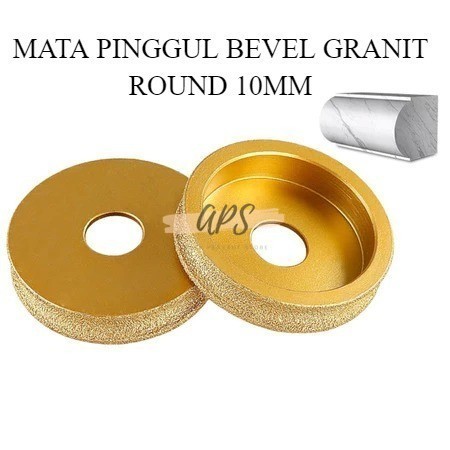 Jual APS-D104-ROUND 10mm Mata Pinggul Roda Gerinda Bevel Granit Diamond ...