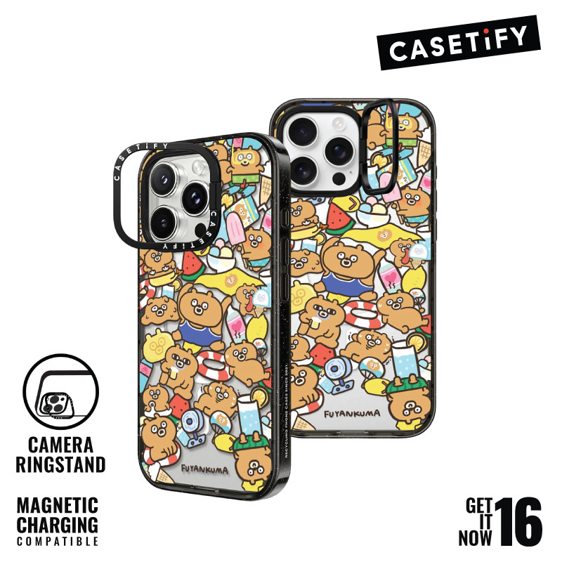 Jual Case For iPhone 16 Pro Max Casetify Magsafe Impact Ring Summer Kuma | Shopee Indonesia