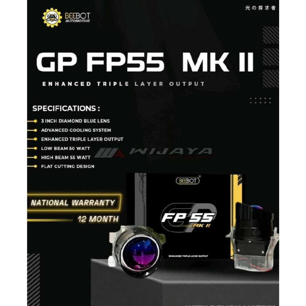 Jual PROJECTOR FOGLAMP GP FP55 MKII LENSA BLUE LENS BEEBOT 3INCH (2PCS) | Shopee Indonesia