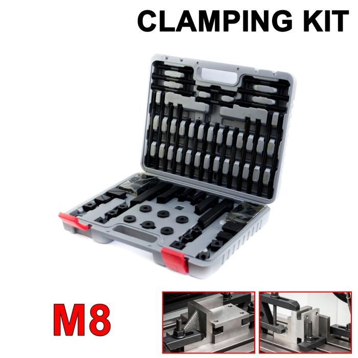 Jual Clamping Kit M 8 Clamp Set M8 Penjepit Mesin Milling Clemping Klem ...