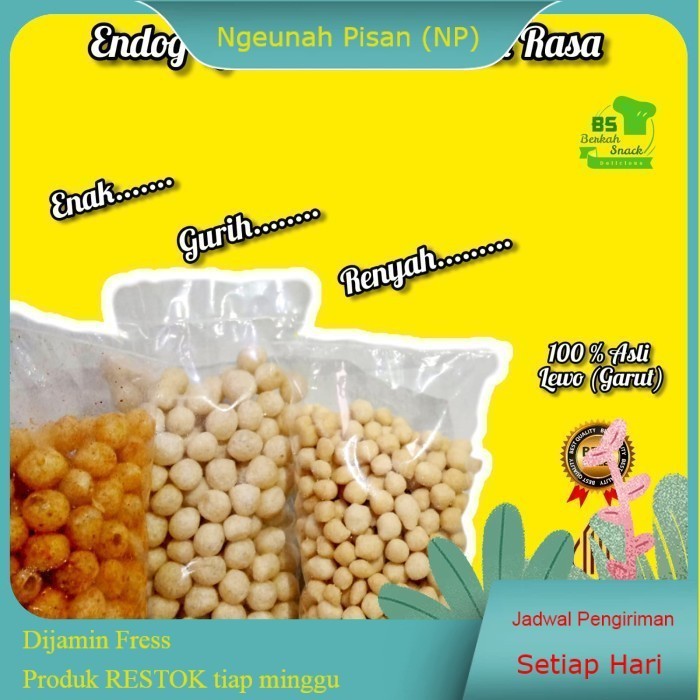Jual Makanan Ringan Endog Lewo Khas Lewo Varian Kopong 1 Kg Asli Garut ...