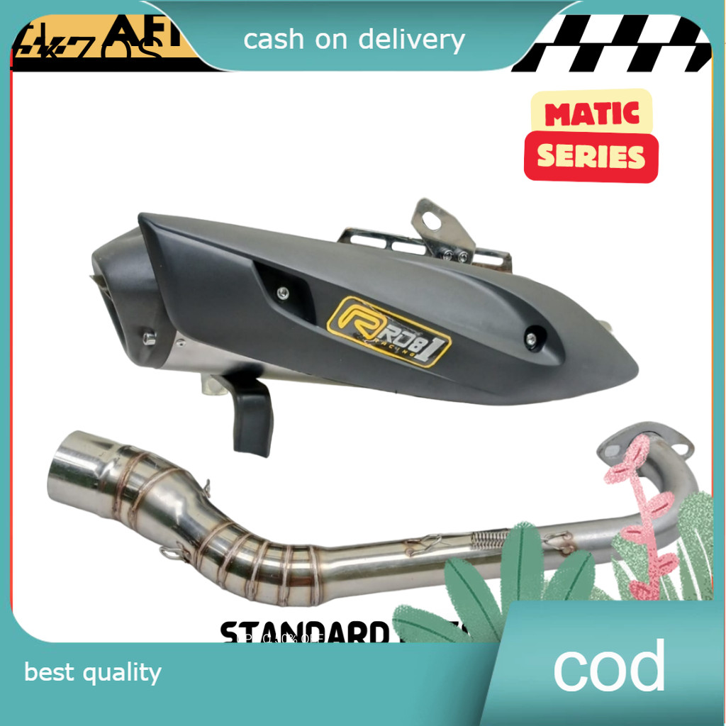 Jual Racing Exhaust ROB1 PCX N-MAX VARIO BEAT SCOOPY MIO GENIO AEROX ...