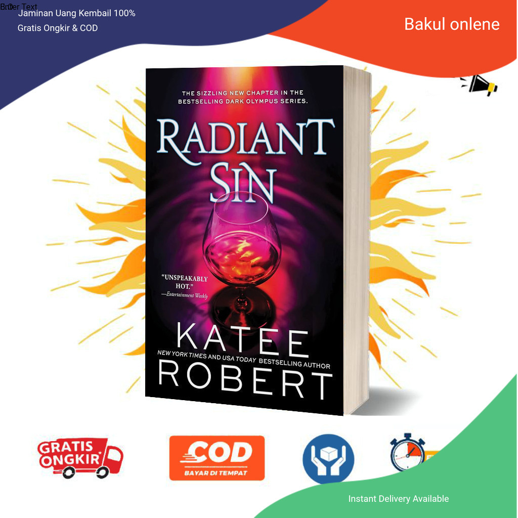 Jual Buku eng Radiant Sin (Dark Olympus, #4) by Katee Robert (English ...
