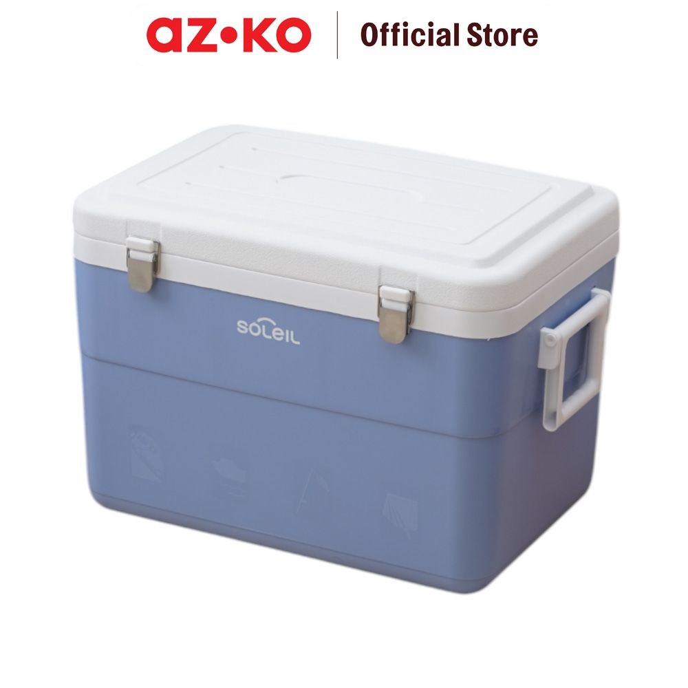 Jual AZKO Soleil Cooler Box - Biru Muda Boks Pendingin Tempat Penjaga ...