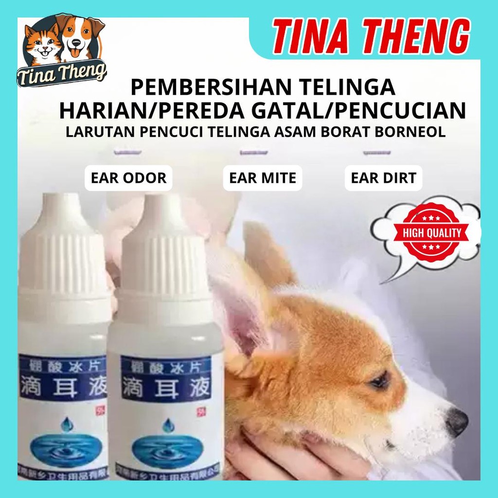 Jual Tinathengstore Obat Tetes Telinga Kucing Anti Earmites Conge Gatal ...