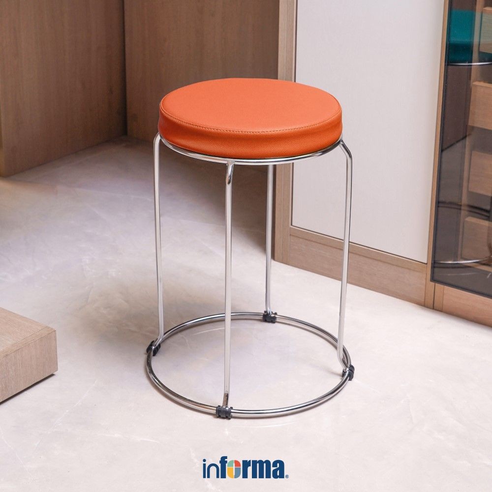 Jual Informa Neo Titans Bangku - Orange Multipurpose Stool Bangku Makan ...