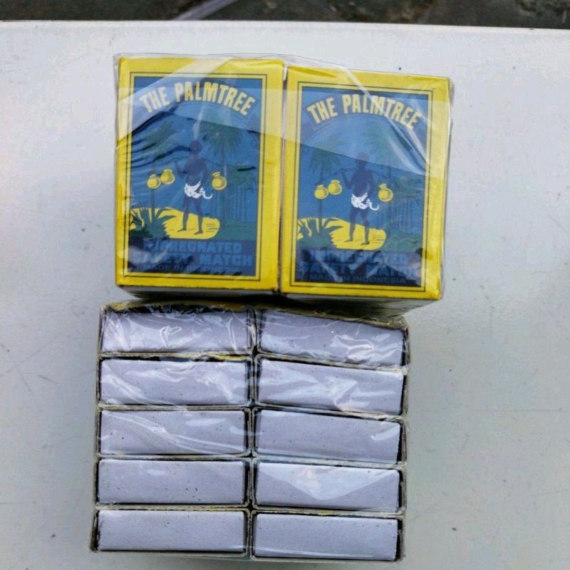 Jual (10 pcs) 1 pack Korek Kayu Palm Tree Korek Jadul Korek Api Kayu ...