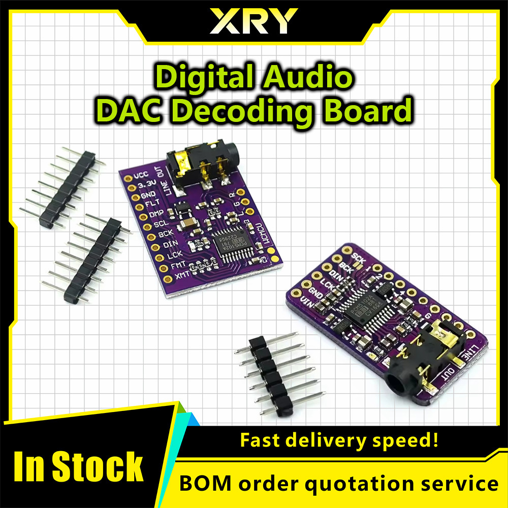 Jual Interfaz I2S PCM5102A DAC, decodificador GY-PCM5102 I2S, módulo de ...