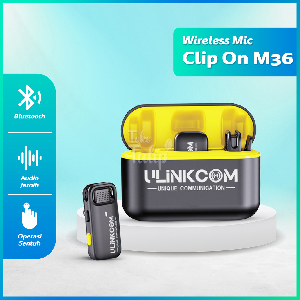 Jual Mic Wireless Mic Mikrofon Clip On System USB Type C Dan Lightning ...
