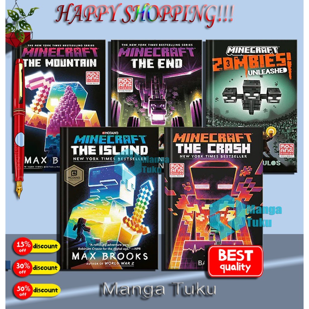 Jual Minecraft (22 book series) by Max Brooks (Author) , Tracey ...