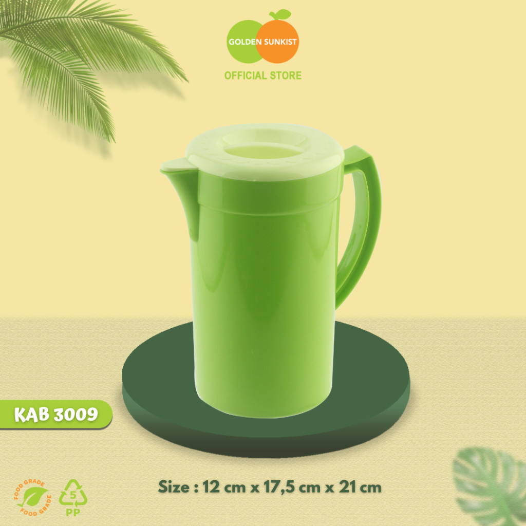Jual GS Teko Air Besar Food Grade 2Liter 12cm x 17,5cm x 21cm | Shopee ...