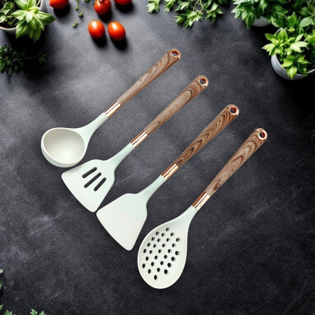 Jual Set Spatula Sudip Silikon Premium High Quality Alat Masak ...