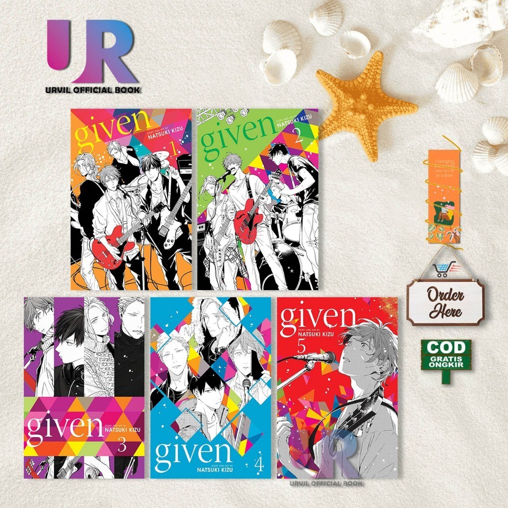 Jual Komik Given | 8 book series | By Natsuki Kizu (English) | Shopee ...
