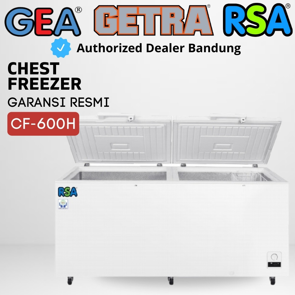 Jual Chest Freezer RSA CF-600H Kapasitas 500 Liter CF 600 Garansi Resmi ...