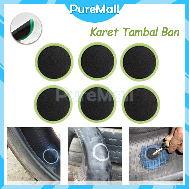 Jual Tambal Ban32mm 42mm 52mm / Karet Tambal Ban Dalam / Tube Patch ...