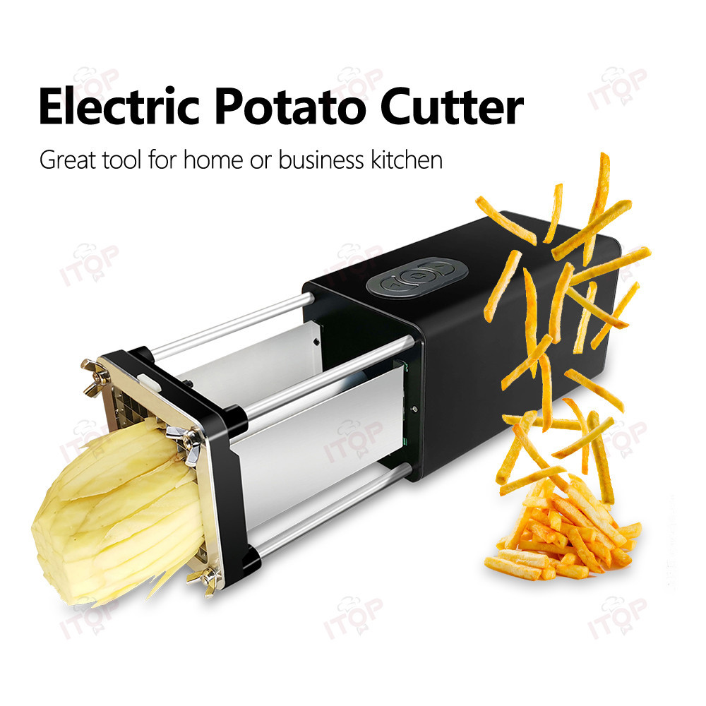 Jual ITOP Electric Potato Cutter Potato Chip Cutter Vegetable Cutting ...