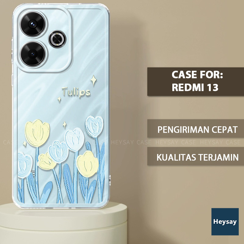 Jual INS Small Flower Terbaru Premium Lucu Case Redmi 13 Aesthetic ...