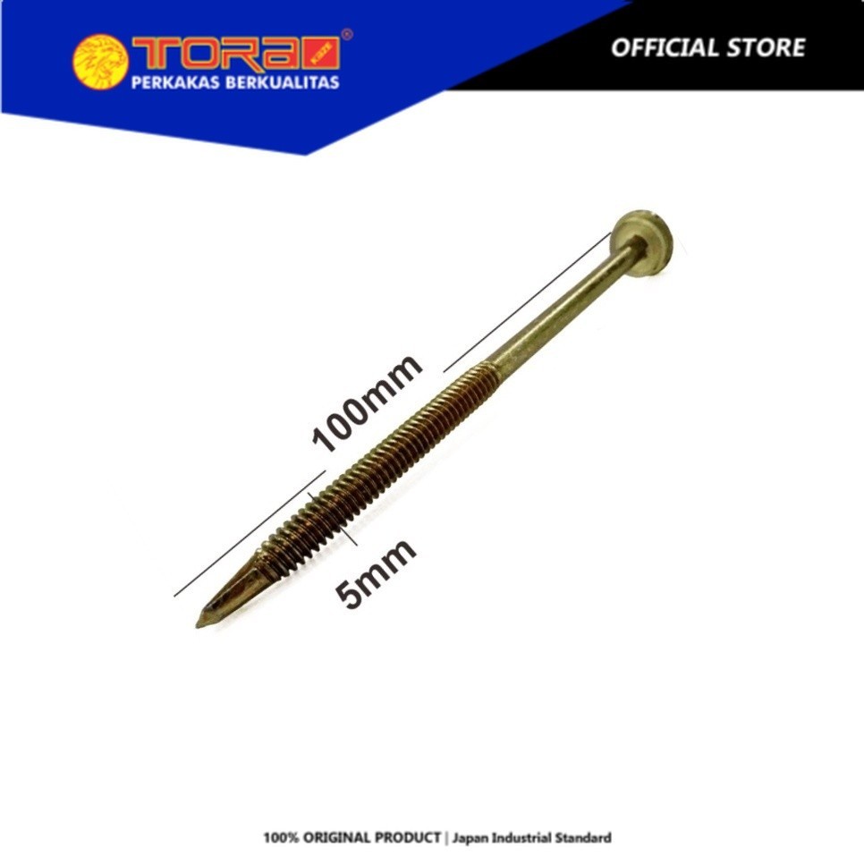 Jual TORA Baut Roofing 12x100 mm Satuan - Baut Baja Ringan Rofing ...