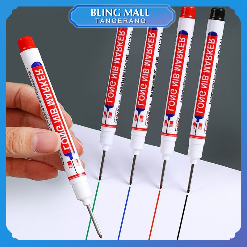 Jual 10PCS Long Head Marker Anti Air Long Nib Marker Multiguna Spidol ...