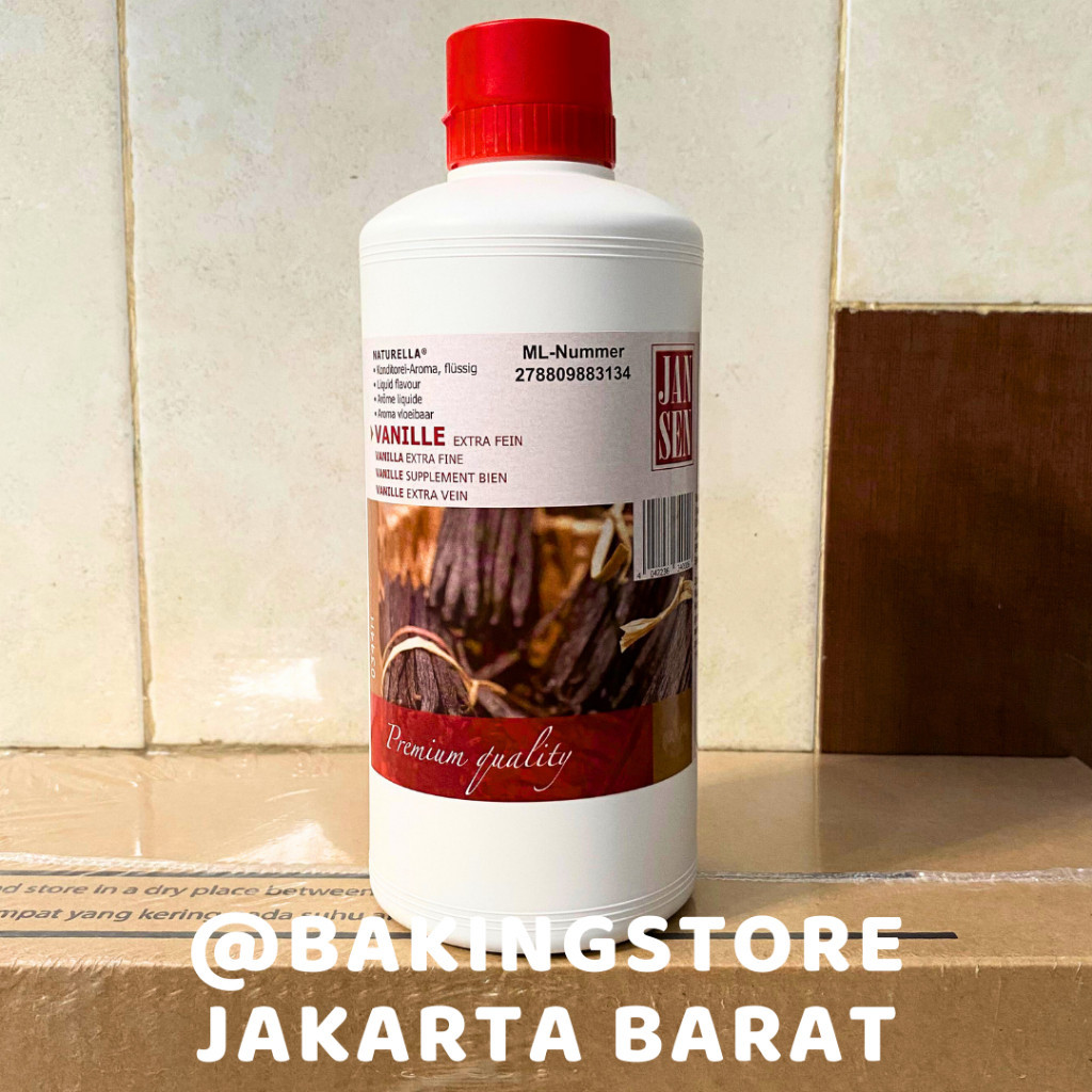 Jual Jansen Vanilla Extract Extra Fine 1 Kg | Vanilla jansen 1 Liter ...