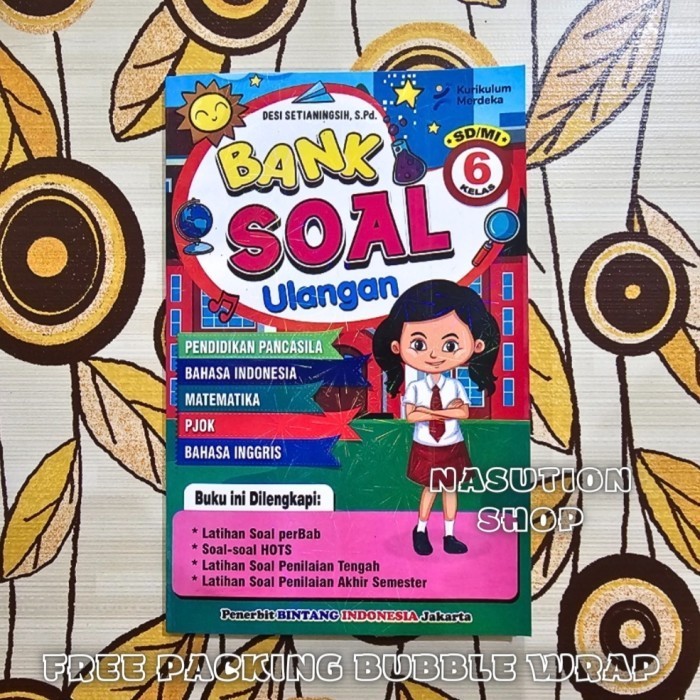 Jual TERMURAH- Buku Bank Soal Ulangan Kelas 1 2 3 4 5 6 SD Kurikulum Merdeka Bintang - KELAS 6 ...