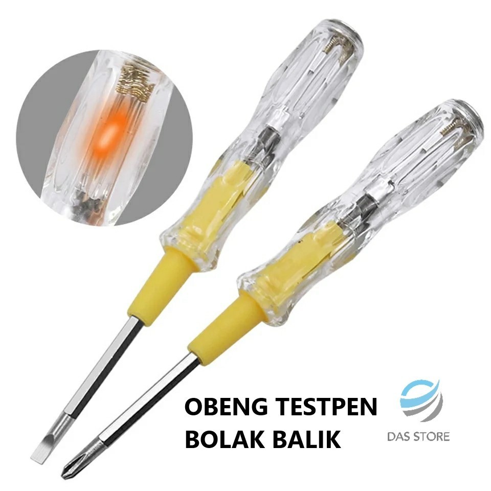 Jual Obeng Tespen bolak balik Tes Pen Test Pen Tespen KUNING | Shopee ...